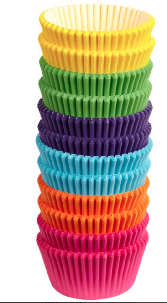 Standard Baking Cups in Assorted Color Packs | Bakerscandc