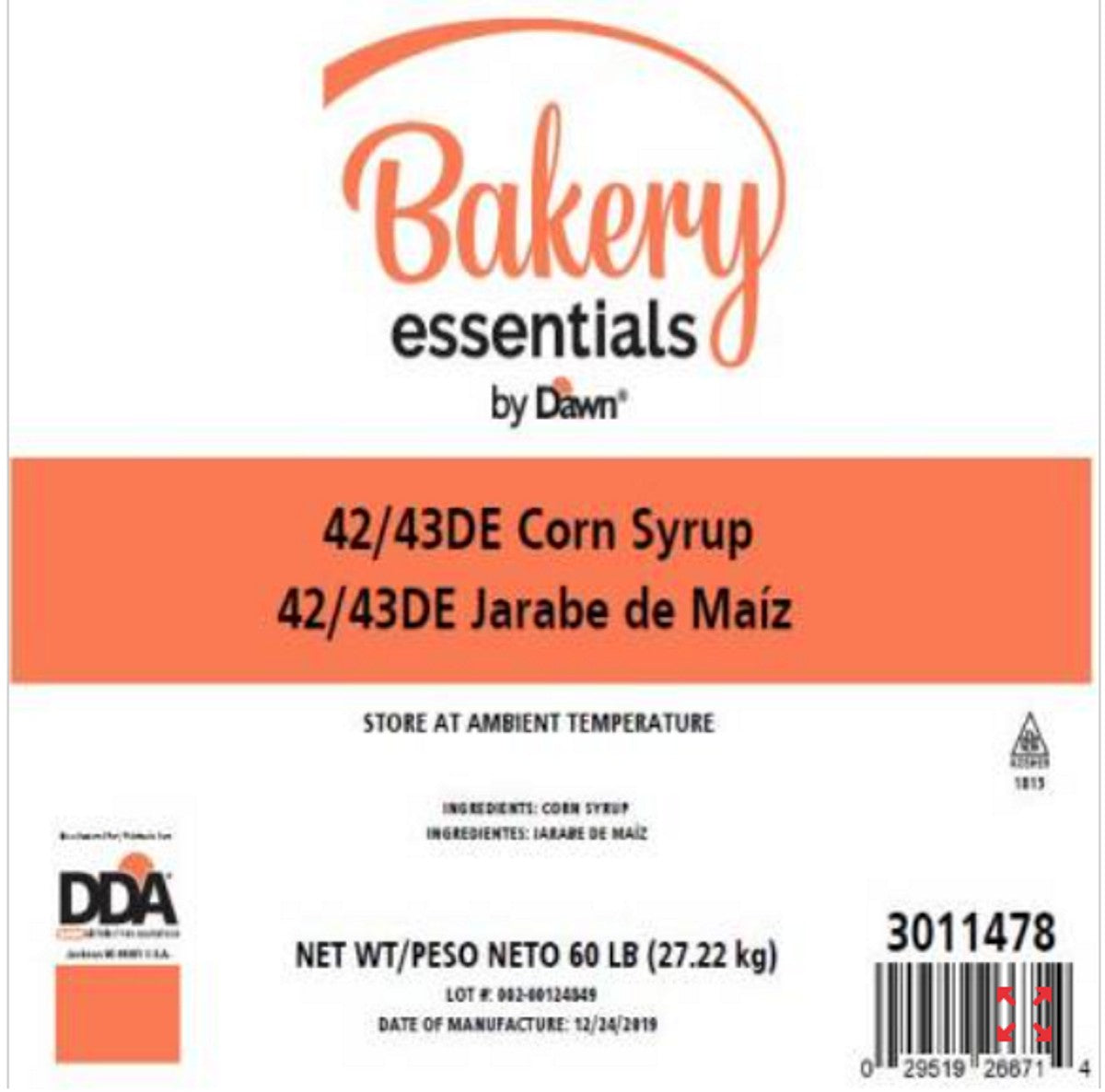 Corn Syrup 42/43 | Bakerscandc